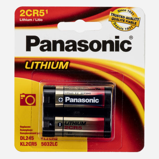 Panasonic 2CR5 Lithium Battery – Alpine Camera
